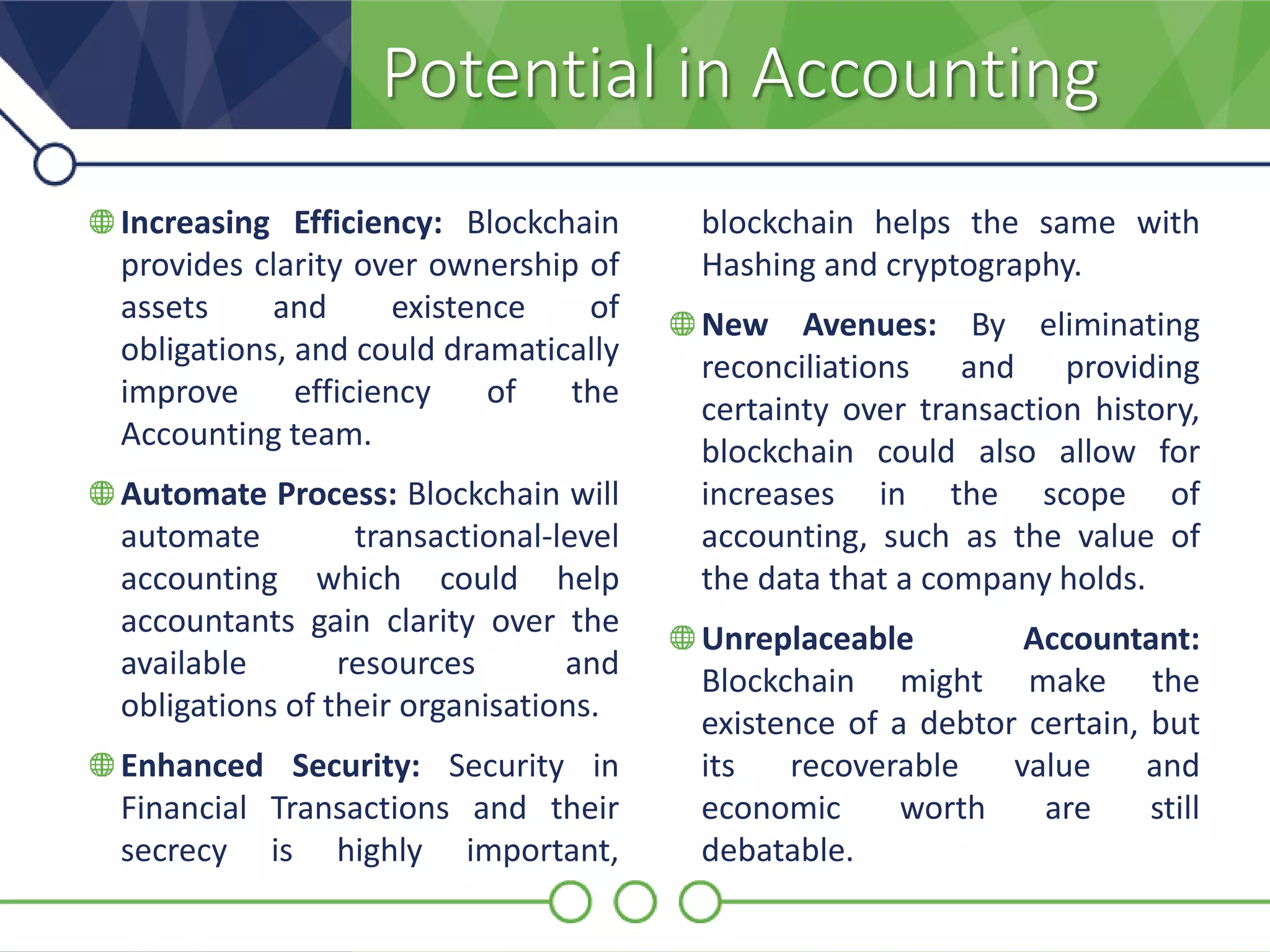 What's in Blockchain For Chartered Accountants | PPTX