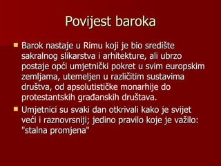 Barok | PPT