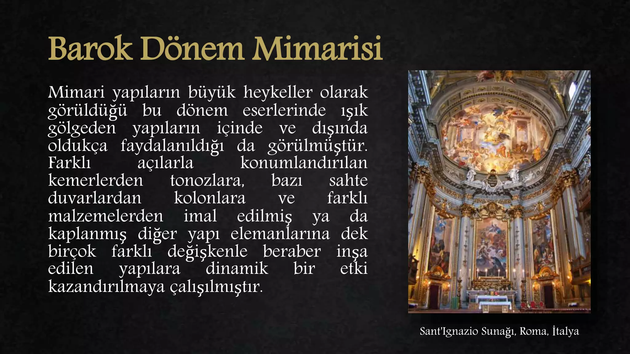 Barok Sanati (Resim, Heykel, Mimari) | PPTX