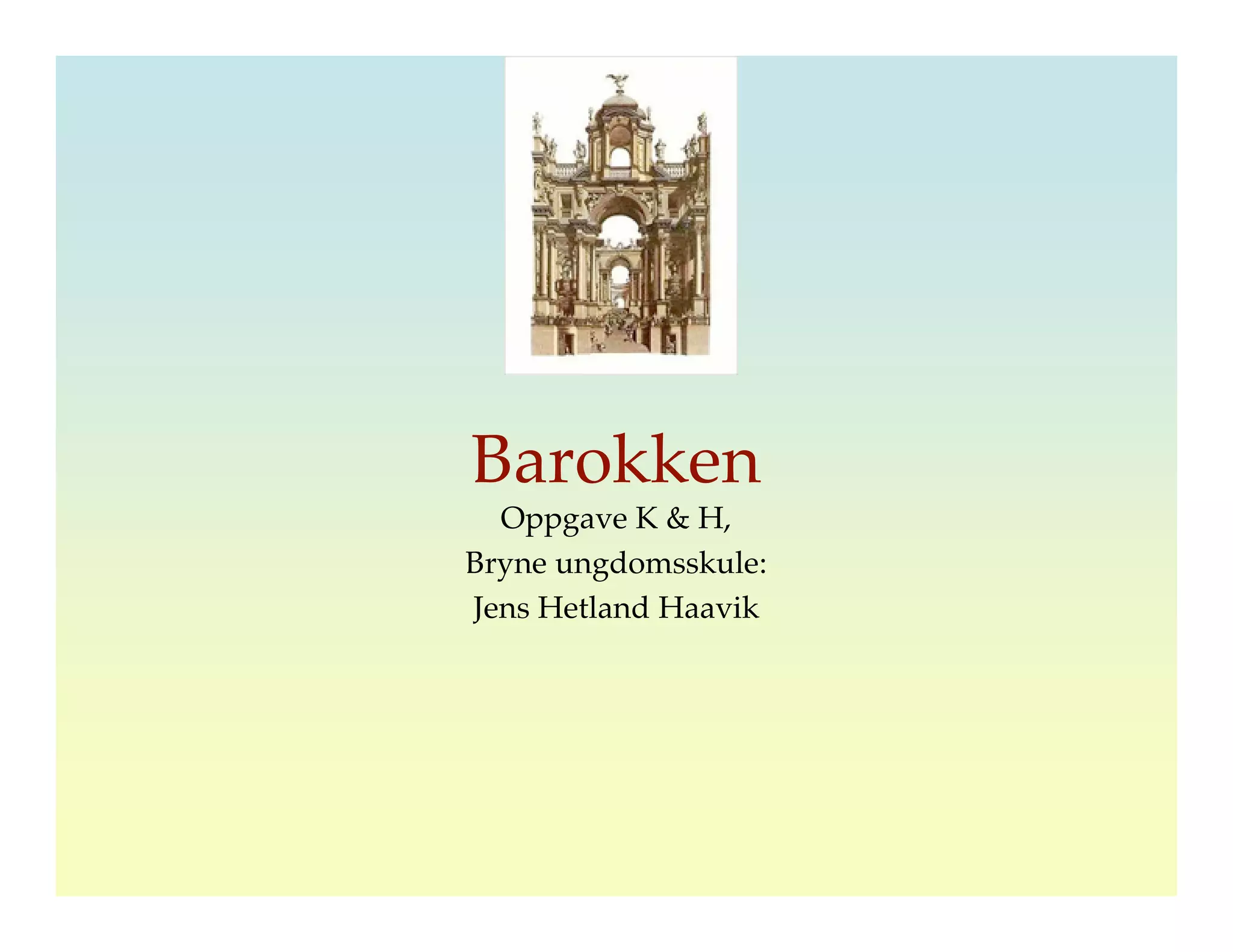 Barokken | PDF