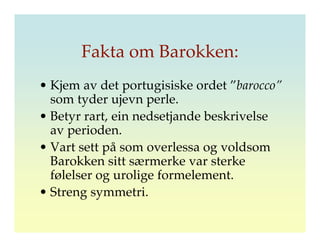 Barokken | PDF