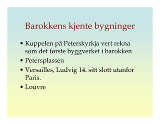 Barokken | PDF