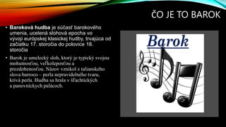Baroková hudba.pptx55252525252525252522225 | PPTX