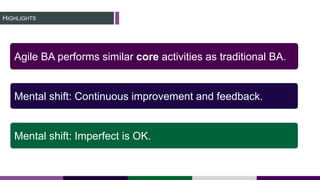 The Role of the Business Analyst in Agile vs. Waterfall | PDF