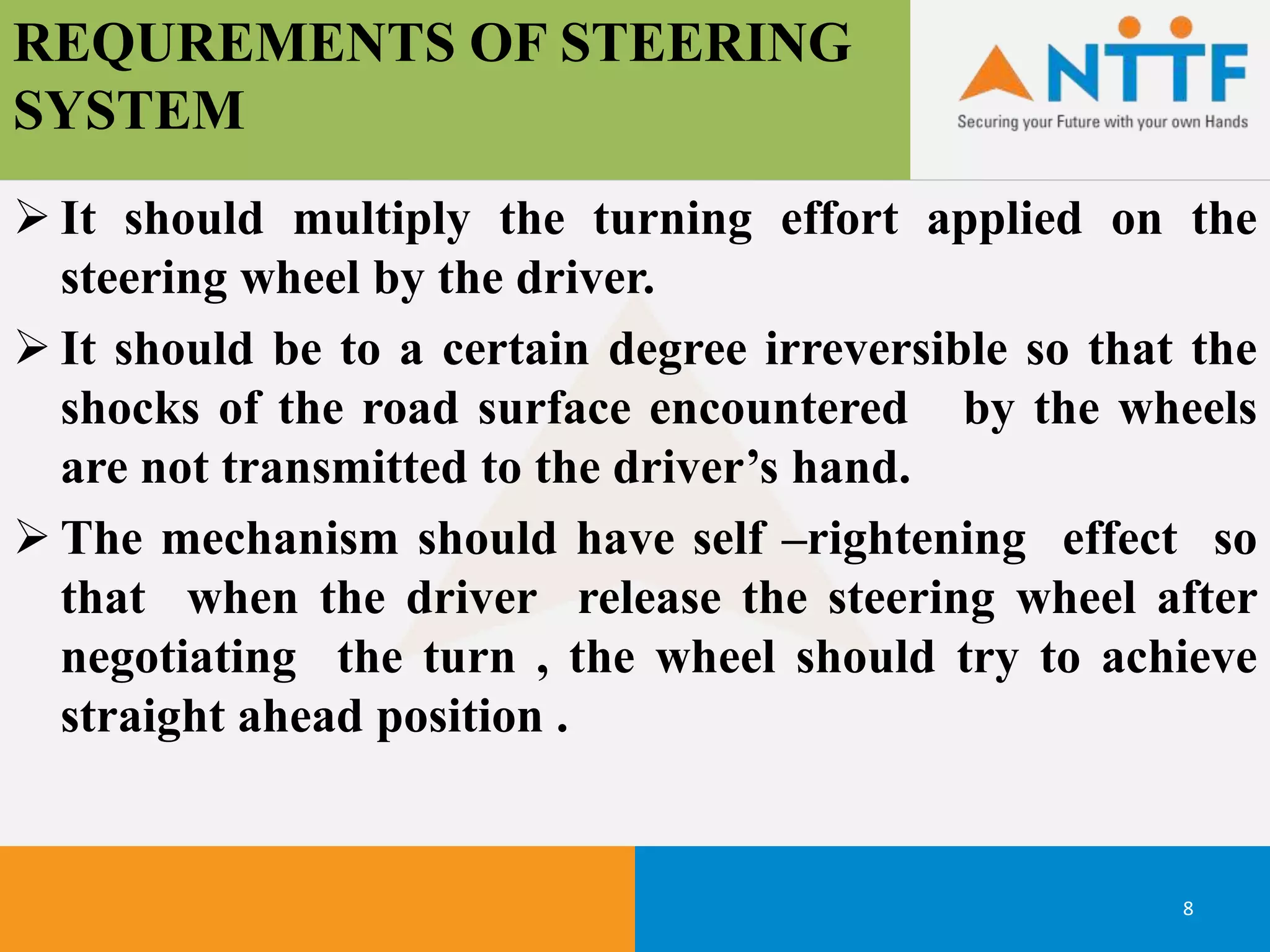 FOUR WHEEL STEERING SYSTEM | PPT
