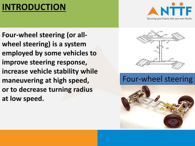 FOUR WHEEL STEERING SYSTEM | PPT