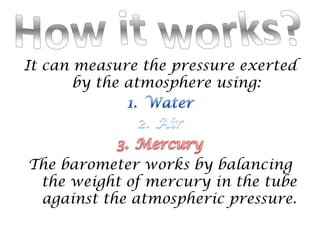 Barometer period 1 | PPTX