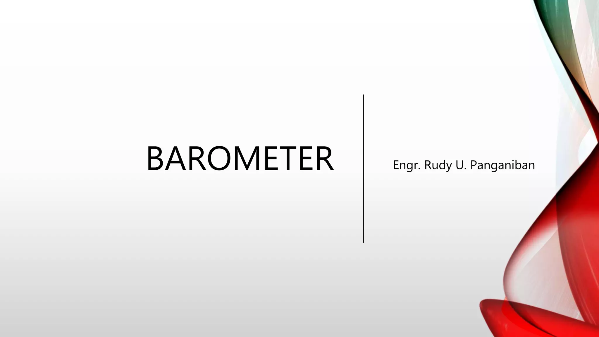 Barometer Instrumentation .pptx