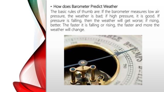 Barometer Instrumentation .pptx | Weather | Science