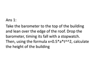 Barometer problem.pptx