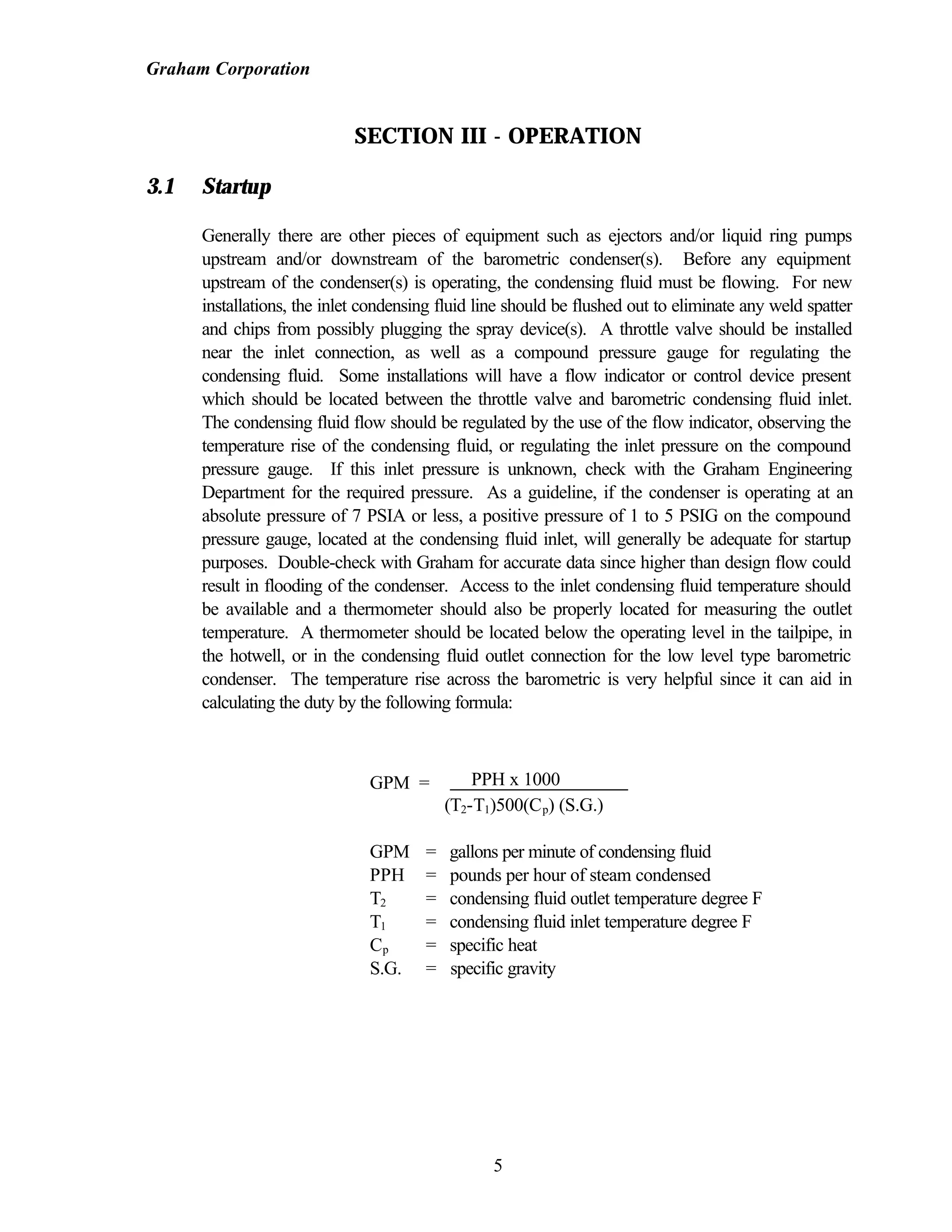 Barometric condensor | PDF