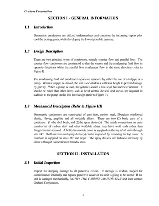 Barometric condensor | PDF