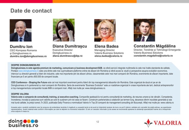 Barometrul Business Evolution Suceava 2024 | PPT