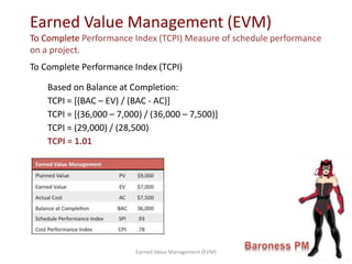 Track Project Performance - Earned Value Management | PPT