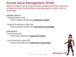 Track Project Performance - Earned Value Management | PPT