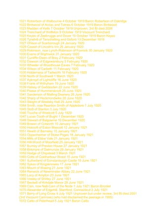 Baronetage of great britain | PDF