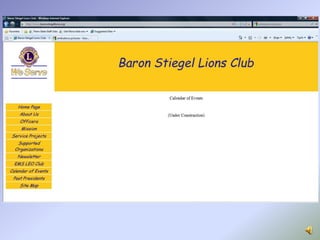 Baron Stiegel Lions Club | PPTX