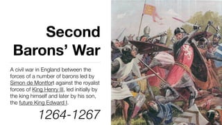 I and II Barons' Wars in England in 1215-1217 and 1264-1267 | PDF | War ...