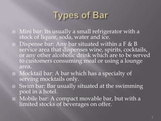 Bar operations | PPTX