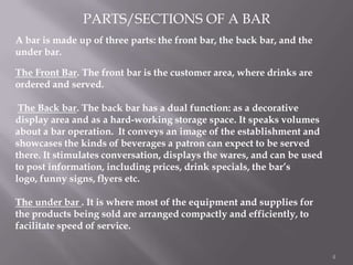 Bar operations | PPTX