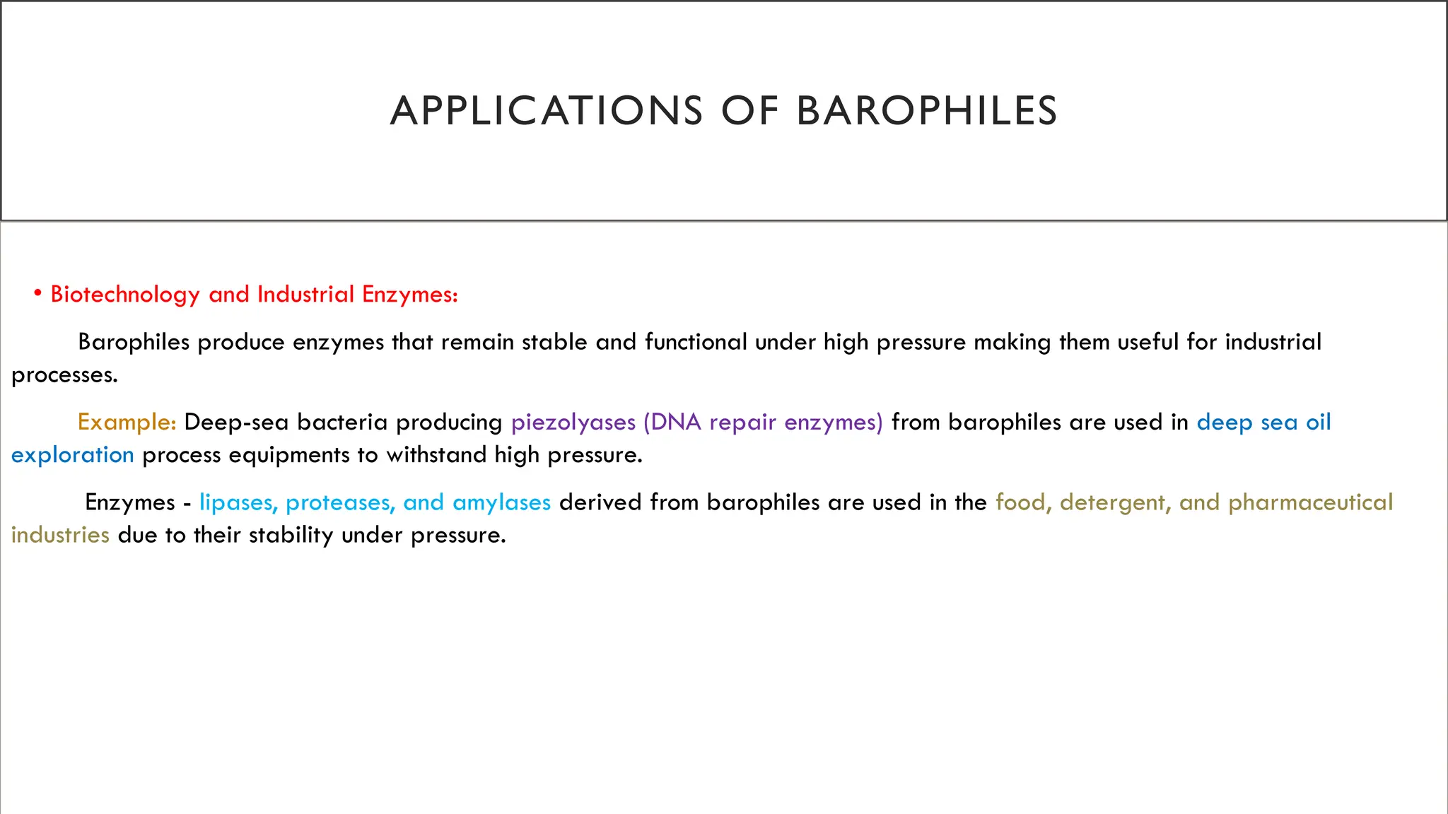 Barophiles or piezophile - (extremophile). pptx | PPTX