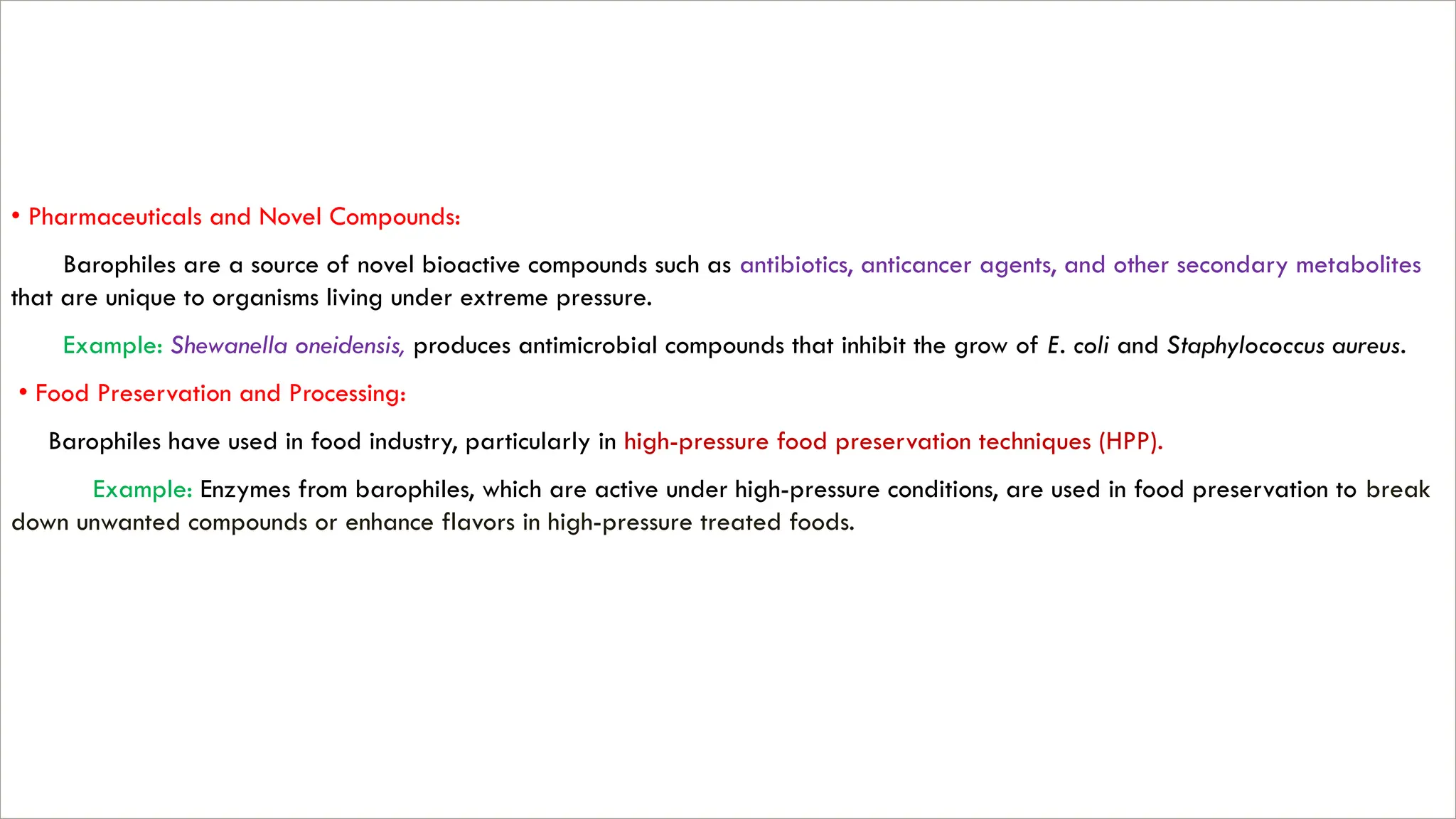 Barophiles or piezophile - (extremophile). pptx | PPTX | Biological ...