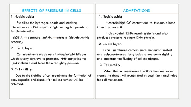 Barophiles or piezophile - (extremophile). pptx | PPTX | Biological ...