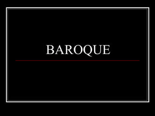 Baroque | PPT