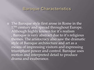 Baroque | PPT