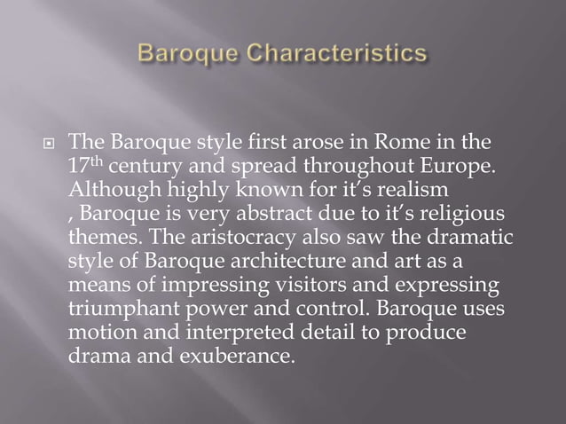 Baroque | PPT