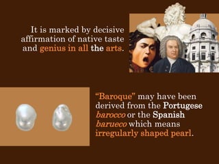 Baroque Period History | PPT
