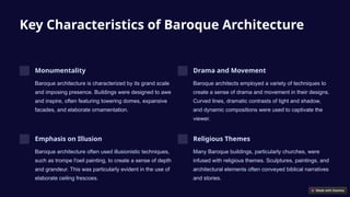 Baroque Architecture and Rococo Architecture | PPTX