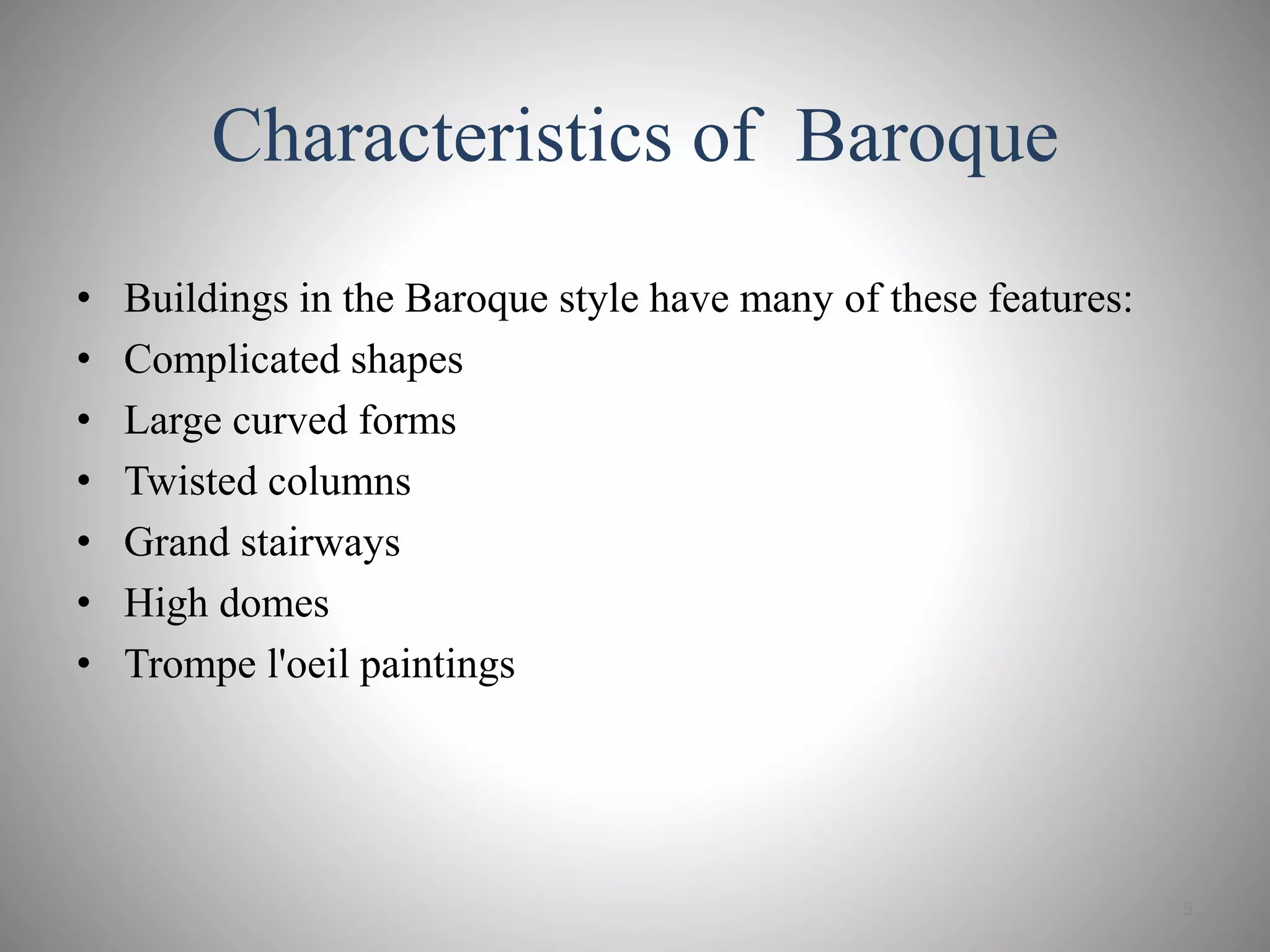 Baroque architecture | PPTX