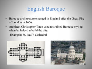 English Baroque Architecture