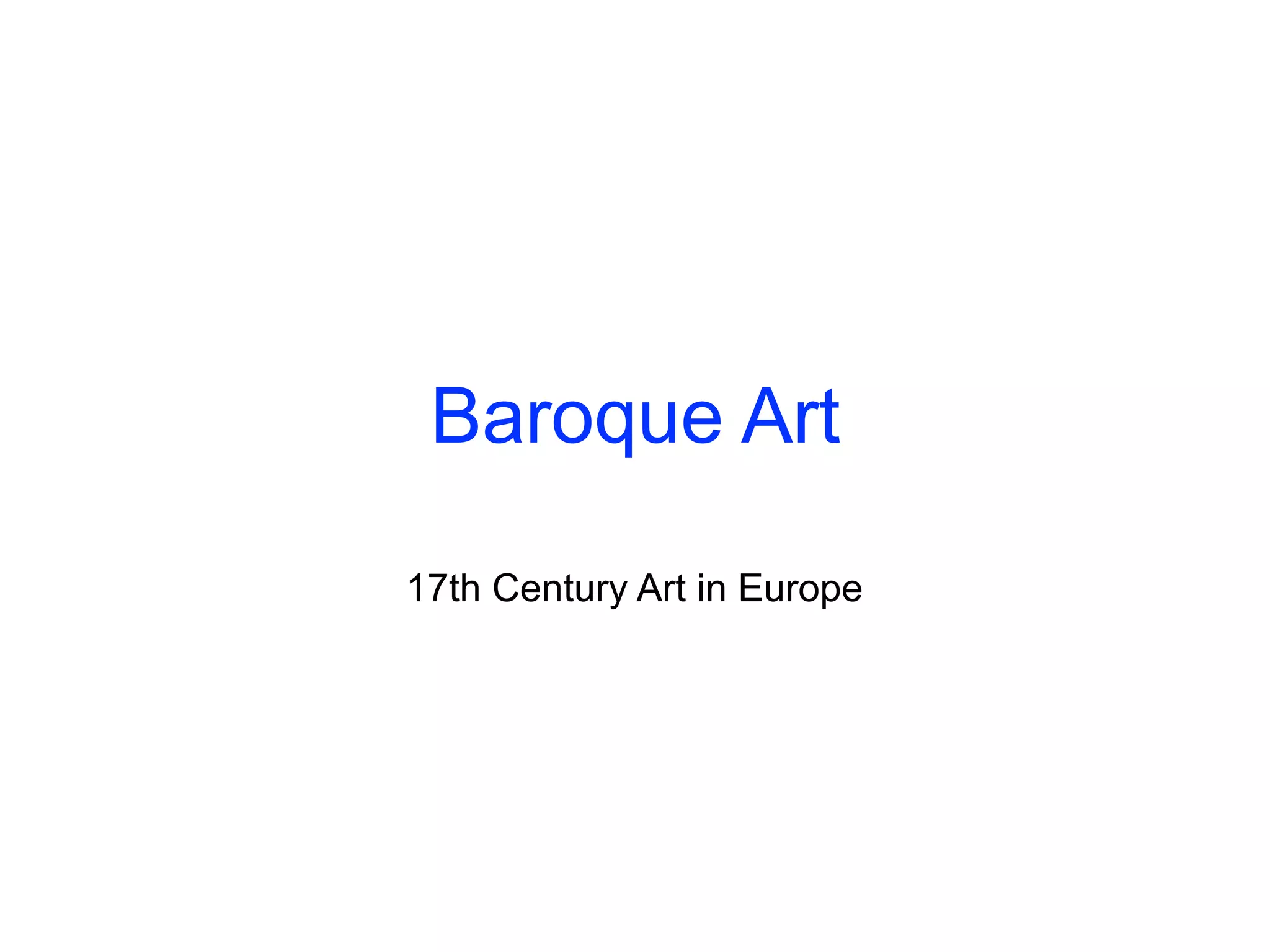 Baroque Art | PPT