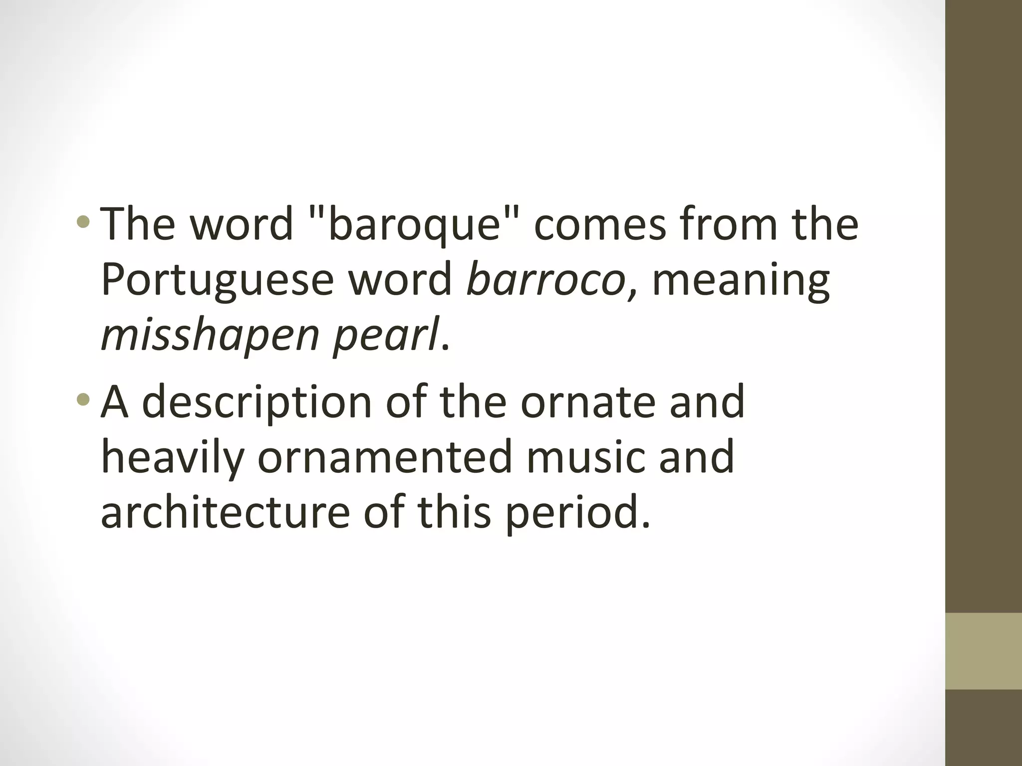 The Baroque Era, J. S. Bach | PPTX