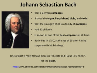 Baroque Music Composers