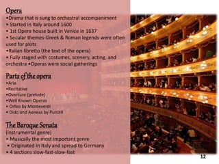Baroque Era Period of Music | PPTX