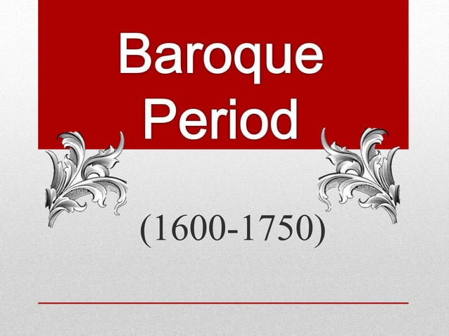 Baroque Period pt1 | PPT