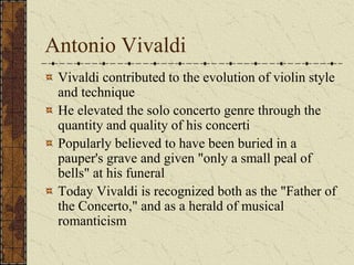 Baroque Instrumental Music | PPTX