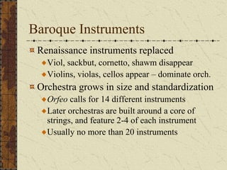 Baroque Instrumental Music | PPTX