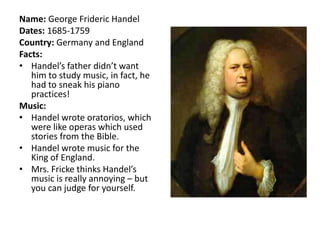Baroque music | PPT