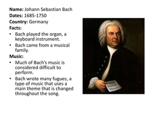 Baroque music | PPT