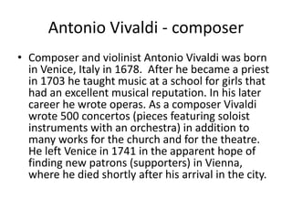 Baroque music – 1600 1750 revised | PPTX