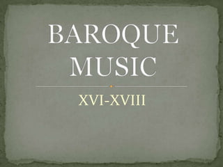 Baroque music | PPT
