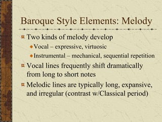 Baroque | PPTX | Music | Entertainment
