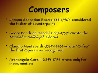 Baroque Period | PPT