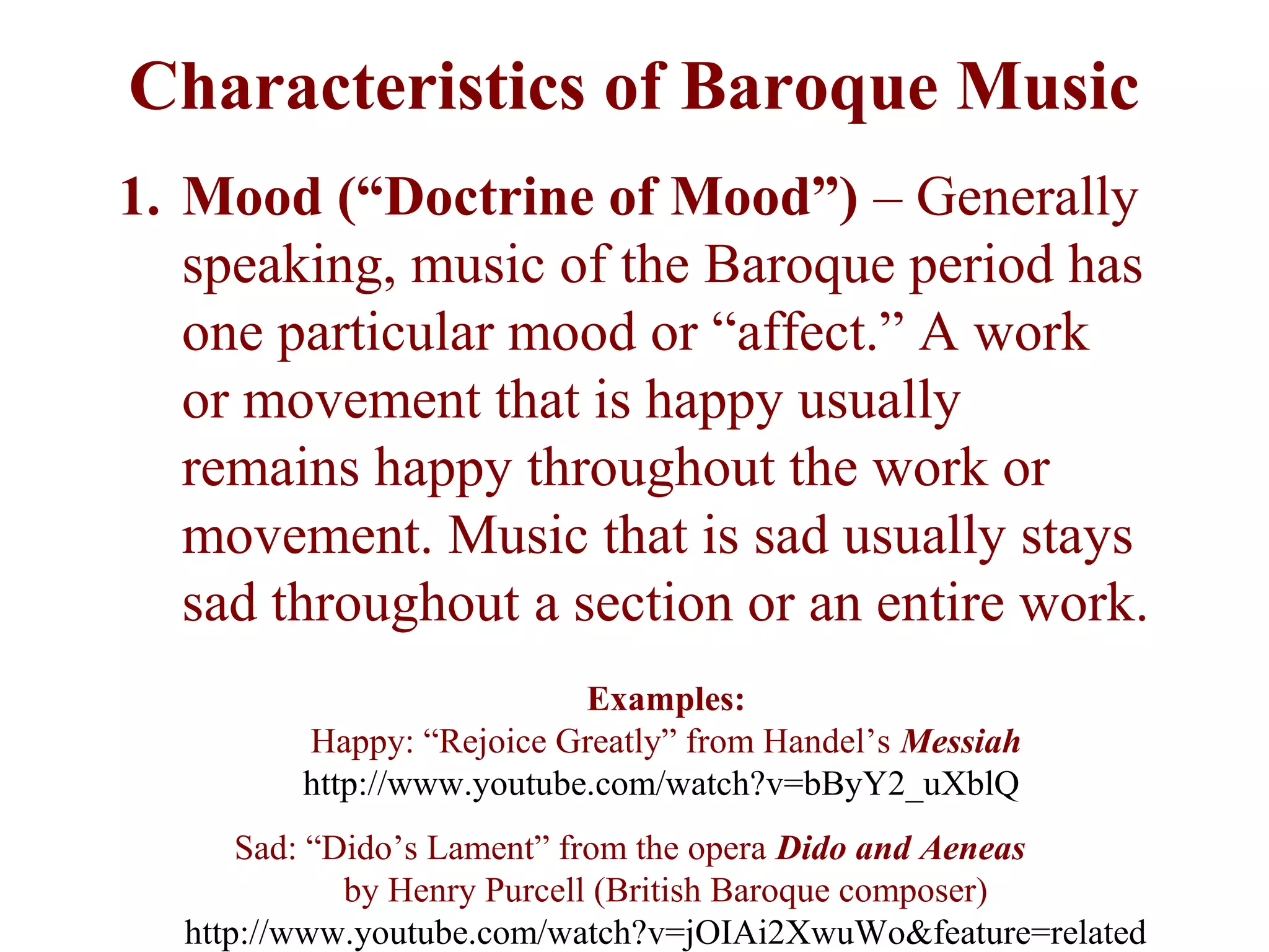 The Baroque Period | PPT