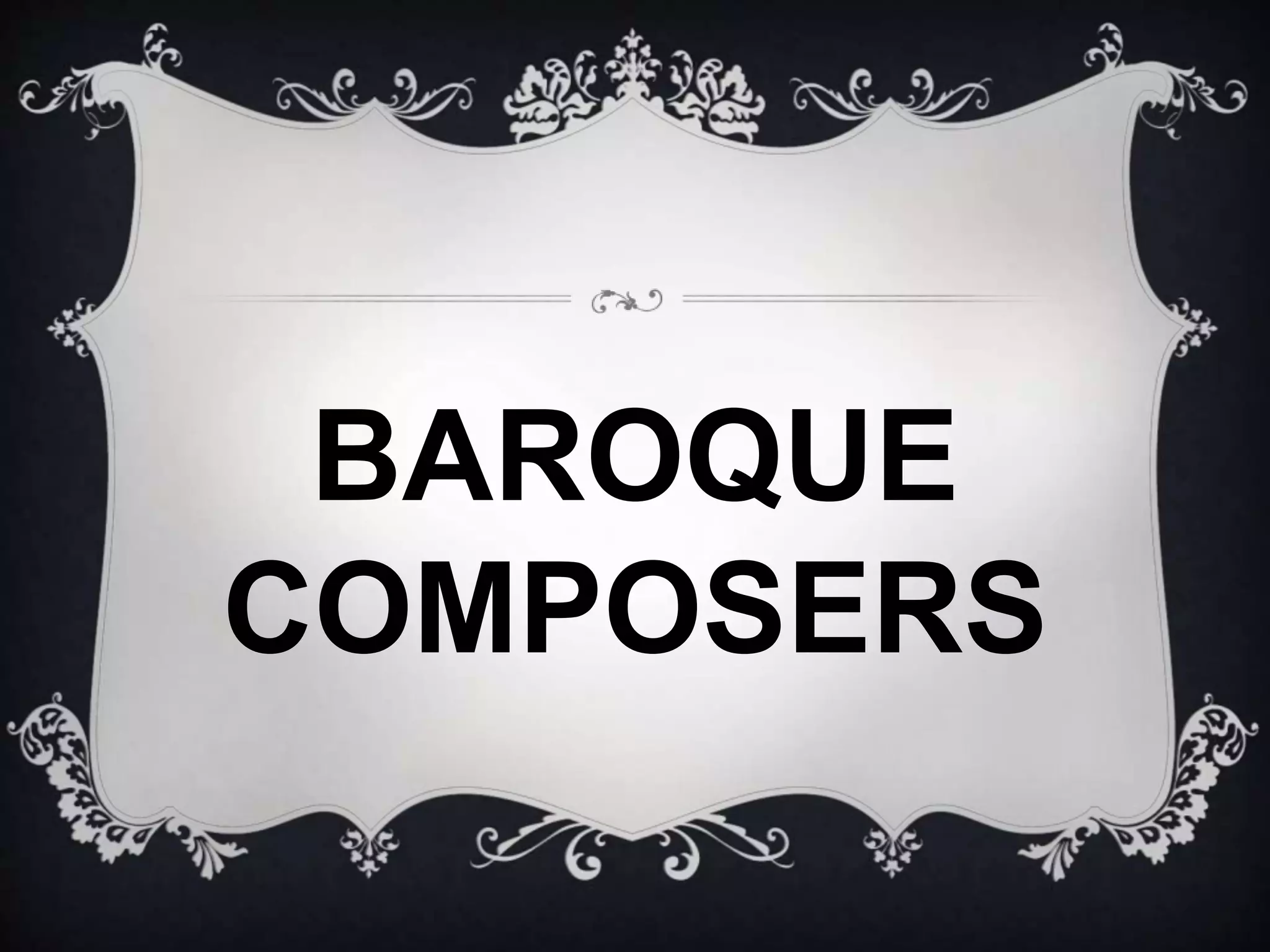 MUSIC OF THE BAROQUE PERIOD | PPTX