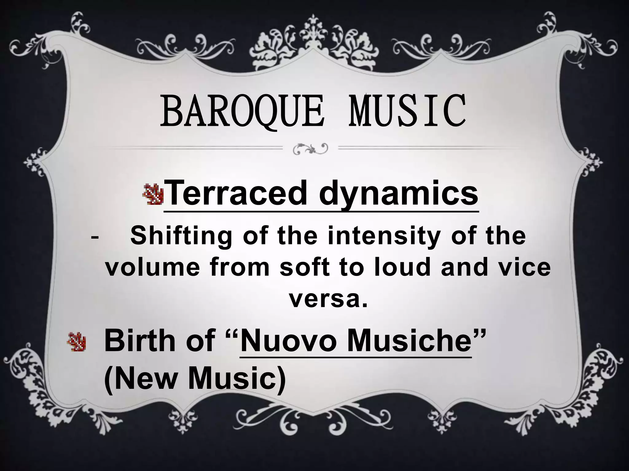 MUSIC OF THE BAROQUE PERIOD | PPTX